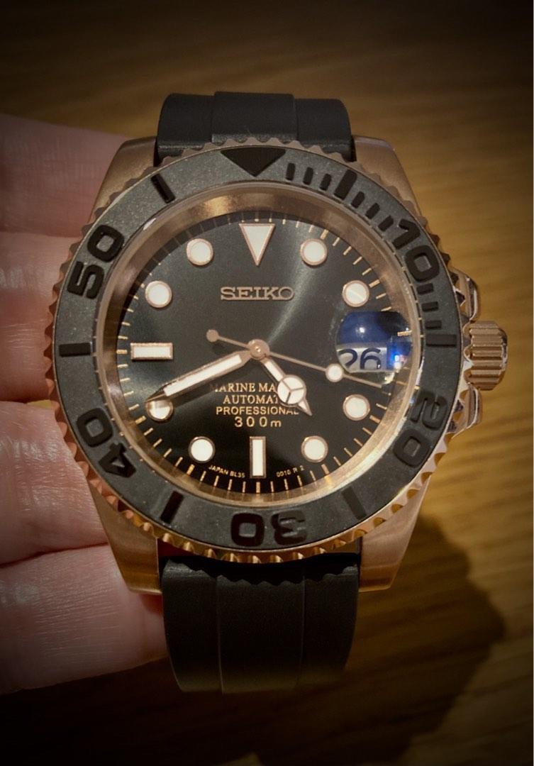 Seiko Mod Yachtmaster, Luxury, Watches on Carousell