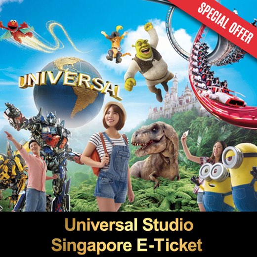 Selling Universal Studio Singapore USS Tickets 2 Adults 1 Child ...