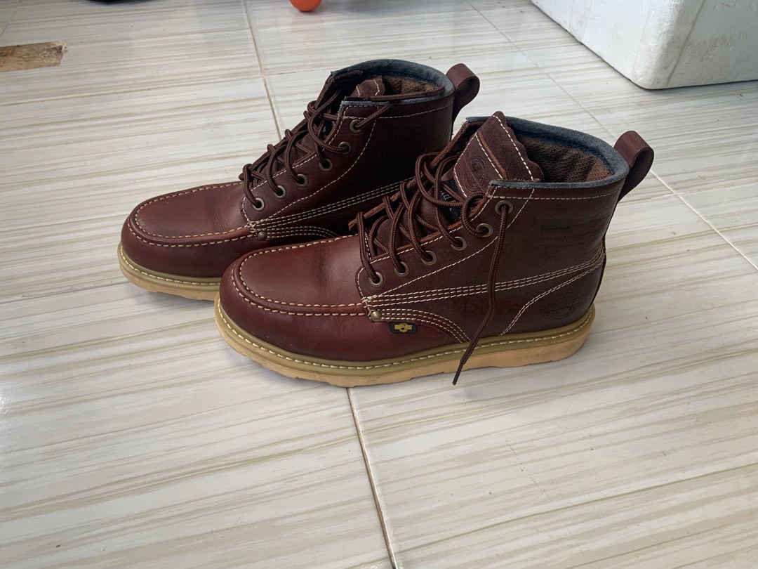 SEPATU BOOTS INSOLENT WORK model red wing, Fesyen Pria, Sepatu , Sepatu ...