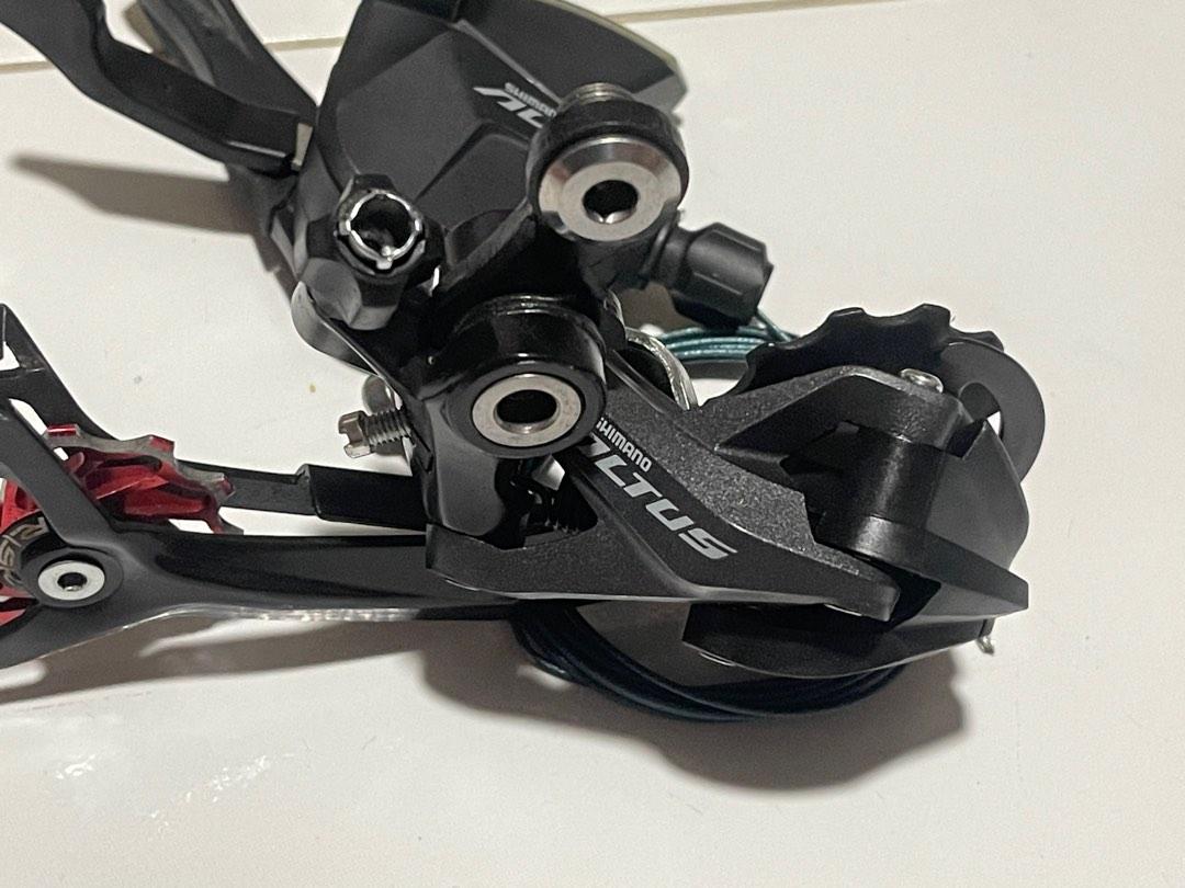 Shimano Altus 3x9 speed shifter and RD-M2000, Sports Equipment ...