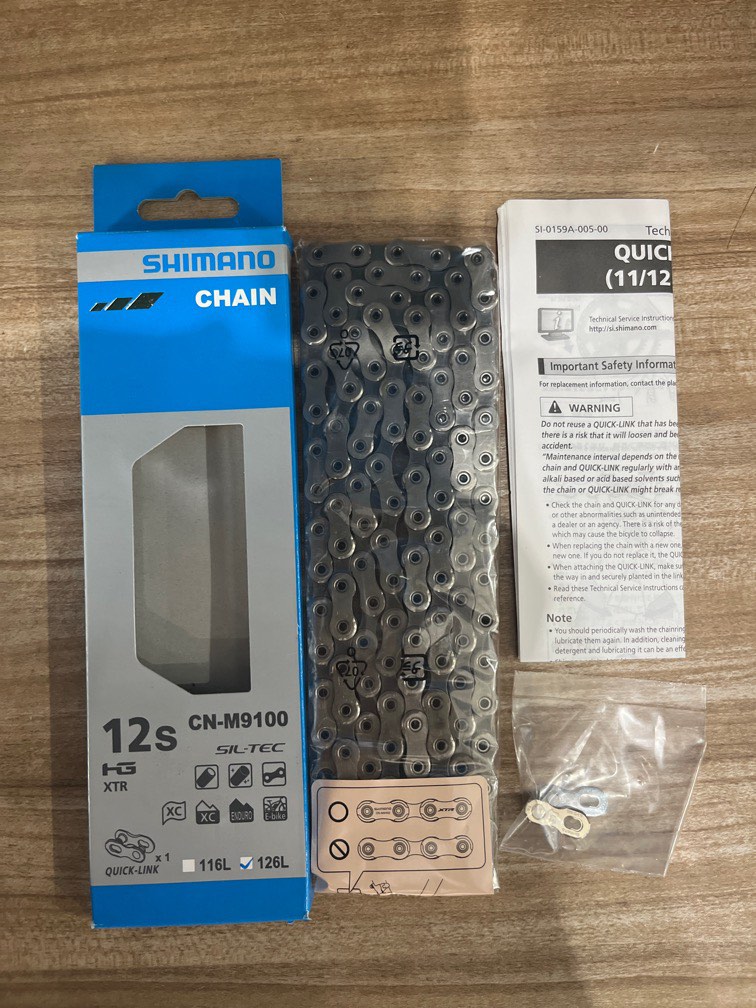 Shimano XTR Dura-Ace 12 speed chain, Sports Equipment, Bicycles & Parts ...