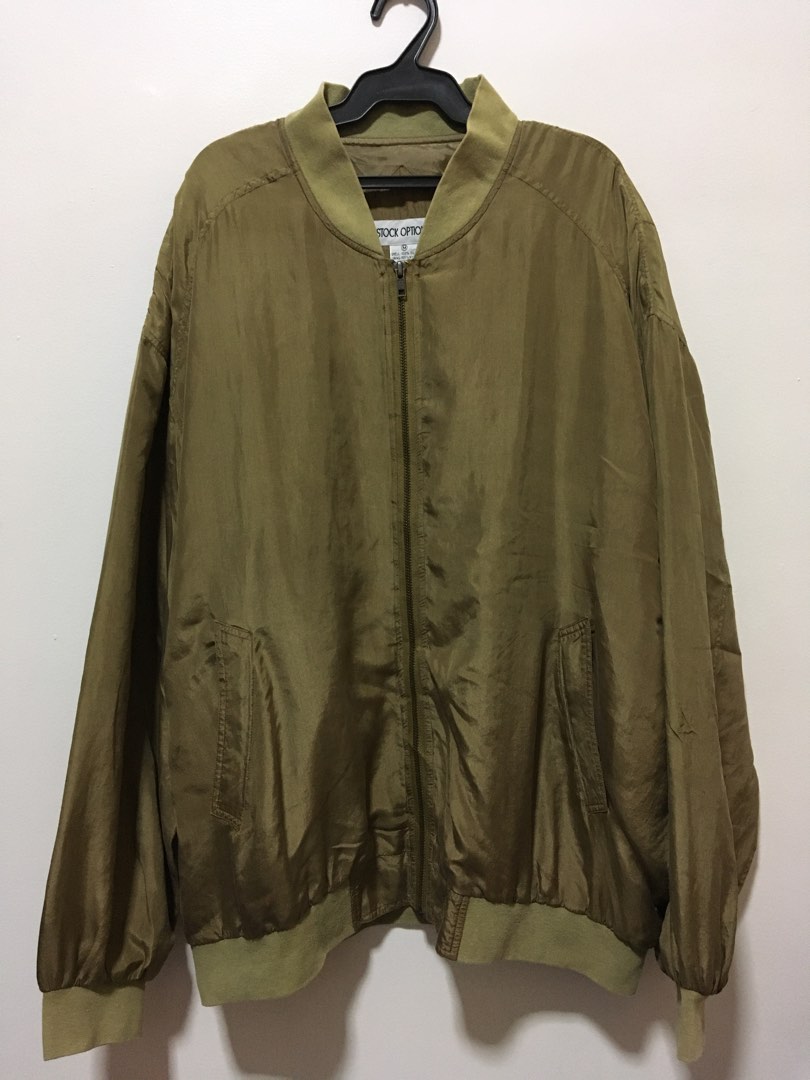 Silk Bomber Jacket, Men's Fashion, Coats, Jackets and Outerwear on ...