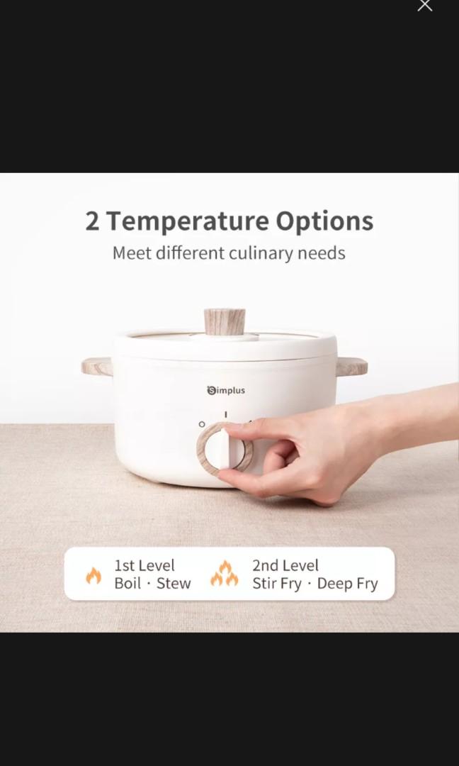 Simplus Electric Cooker with steamer hotpot, TV & Home Appliances ...