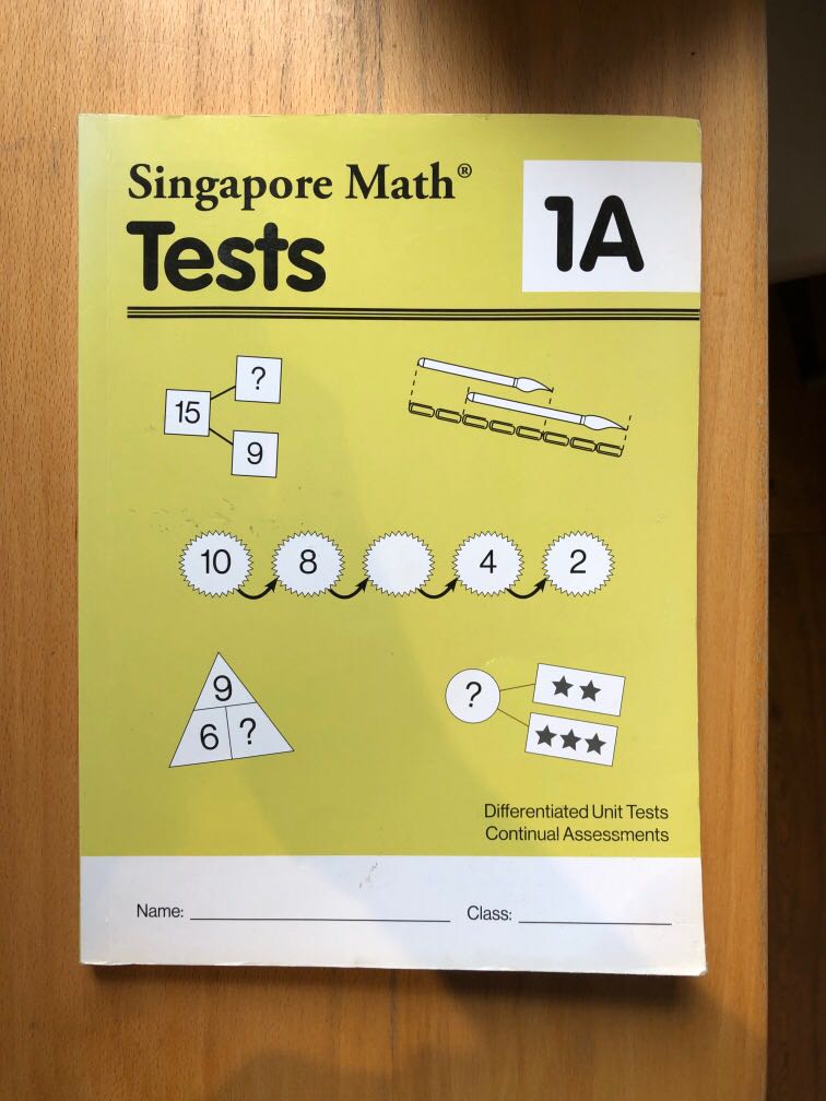 Singapore Math Test, 興趣及遊戲, 書本 & 文具, 小朋友書 - Carousell