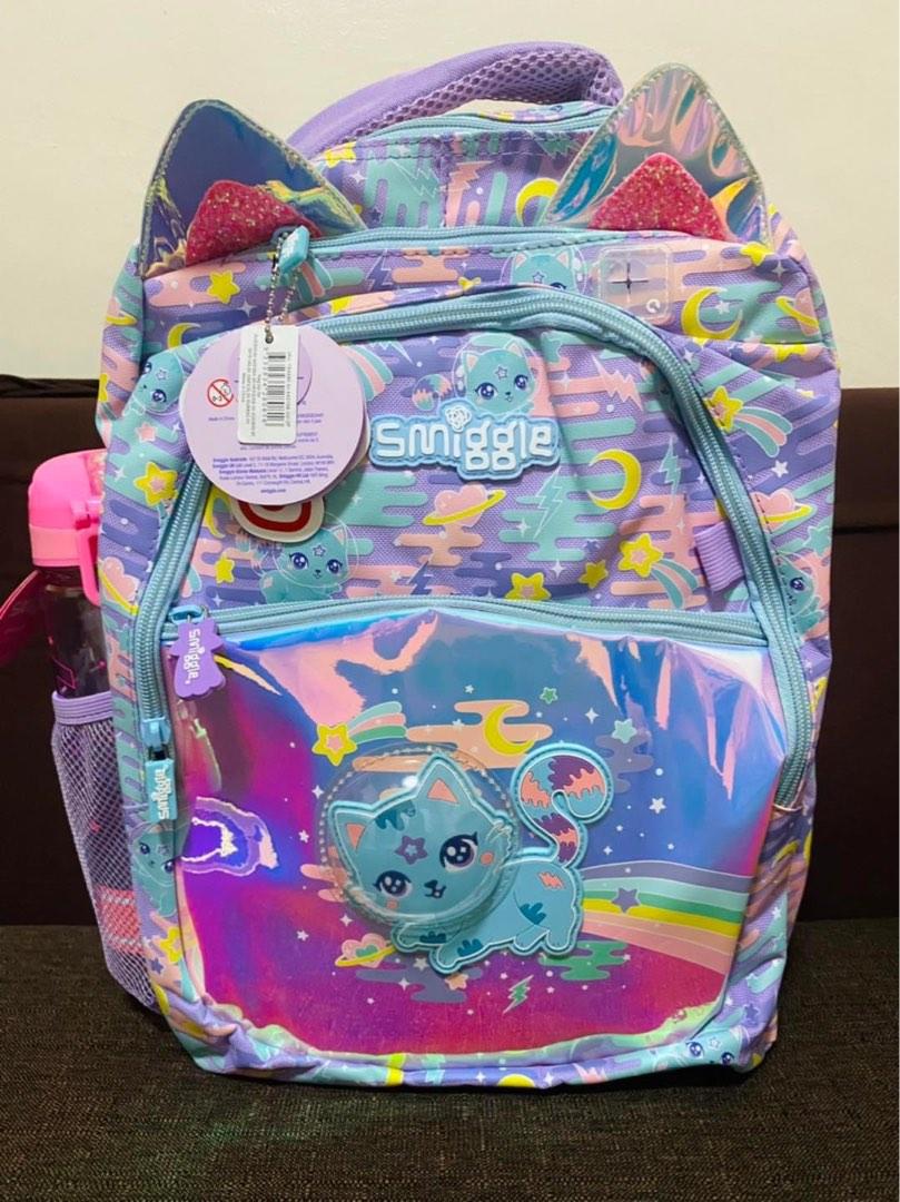 ONHAND PINAS - SMIGGLE SPACE CAT LARGE BACKPACK w/ laptop and water ...