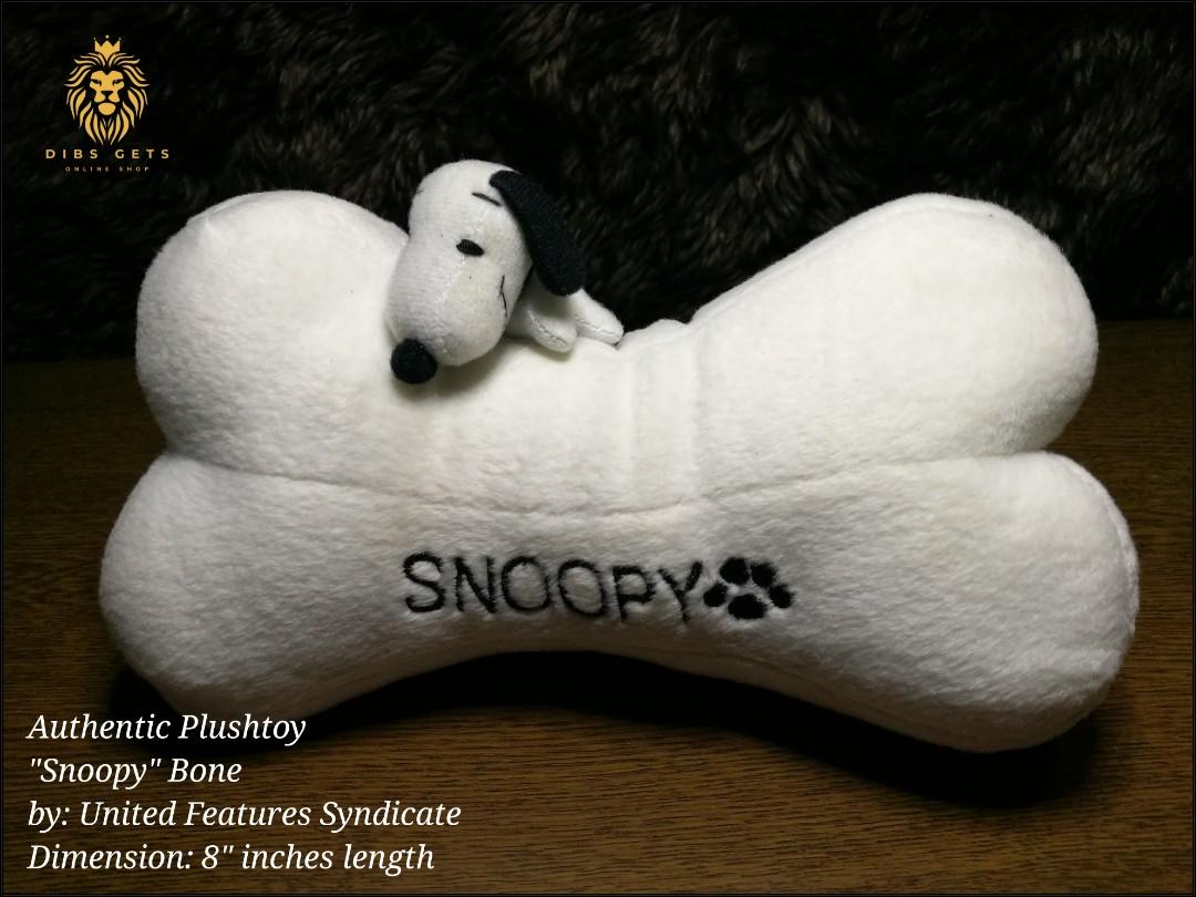 Snoopy Bone, Authentic Plushtoy, Hobbies & Toys, Toys & Games on Carousell