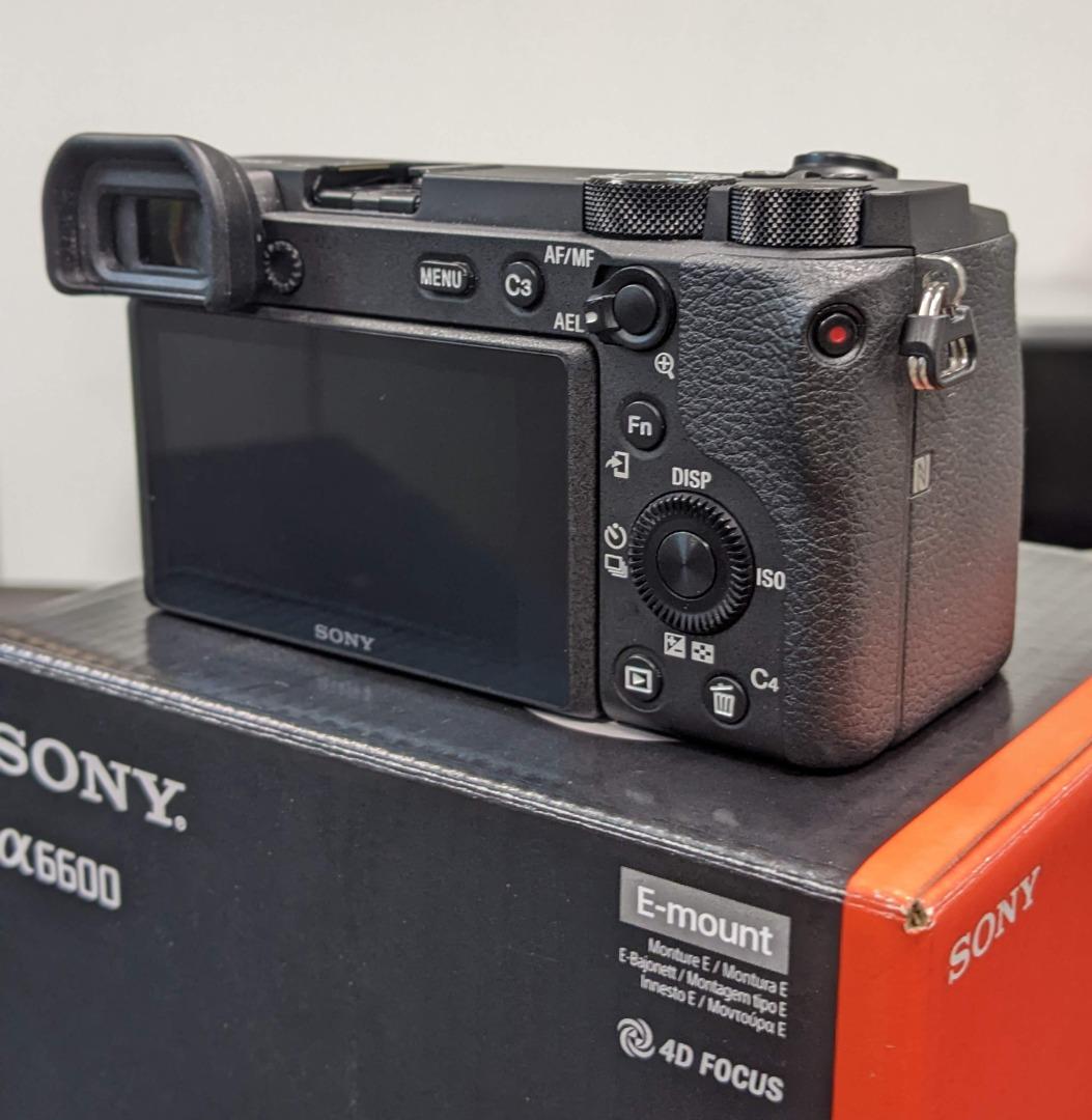 SONY A6600 MIRRORLESS CAMERA (E-MOUNT APS-C), Photography, Cameras on ...