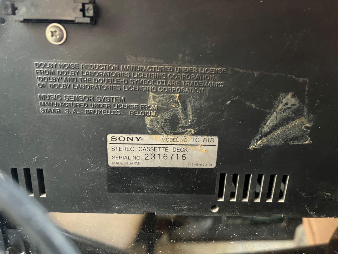 SONY FH-818R Compact Hi Density System Speakers with Radio and Cassette, Audio, Soundbars ...