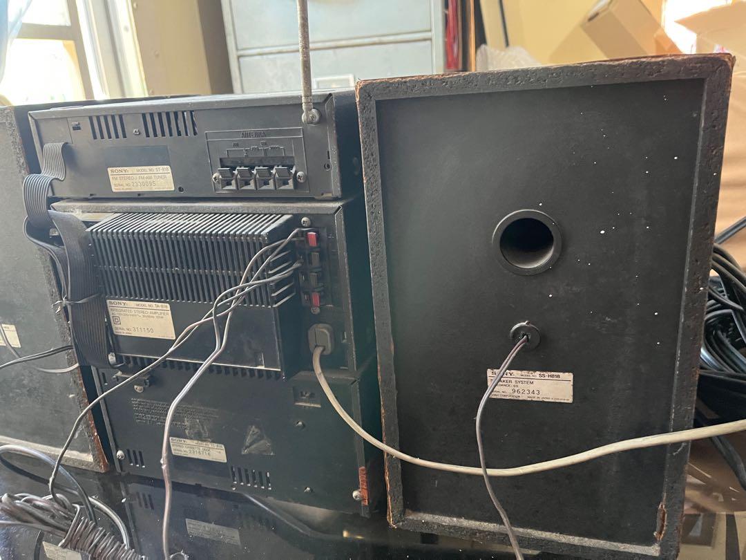 SONY FH-818R Compact Hi Density System Speakers with Radio and Cassette, Audio, Soundbars ...