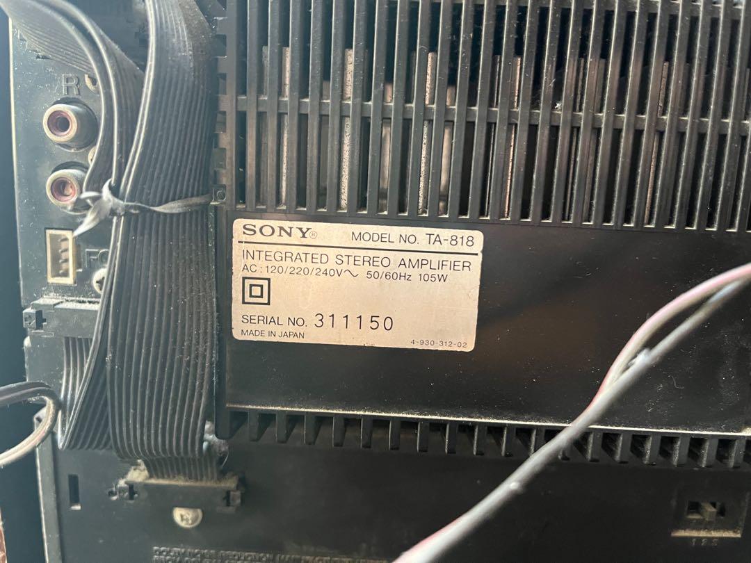 SONY FH-818R Compact Hi Density System Speakers with Radio and Cassette, Audio, Soundbars ...