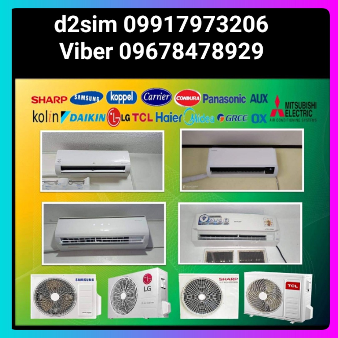 split type inverter Aircon with free installation brand new factory ...