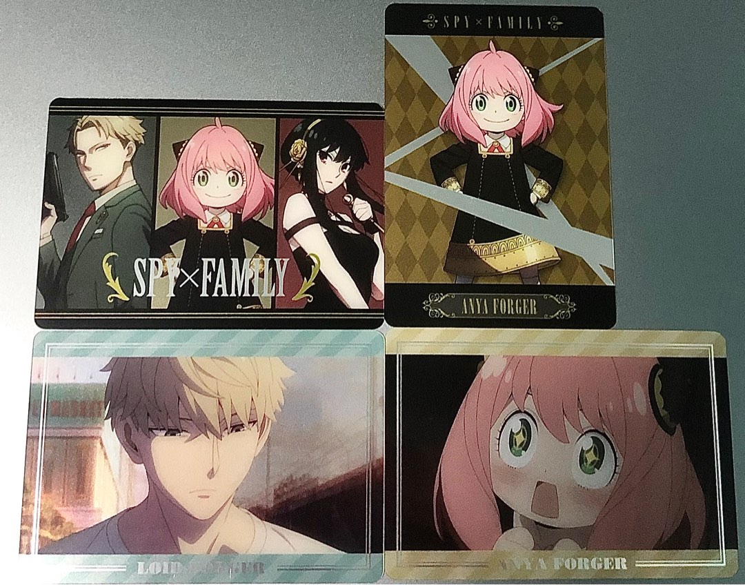 Spy X family Metal Card, Hobbies & Toys, Memorabilia & Collectibles, J ...