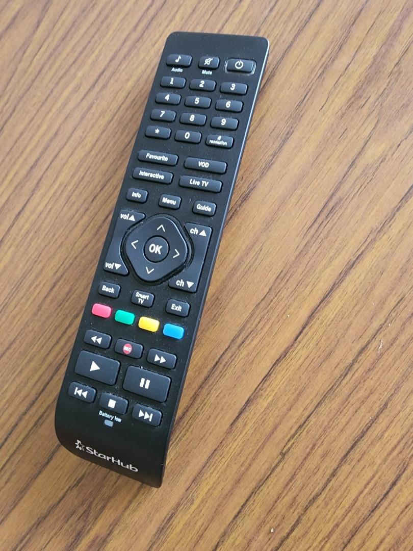 Starhub box remote control, TV & Home Appliances, TV & Entertainment ...