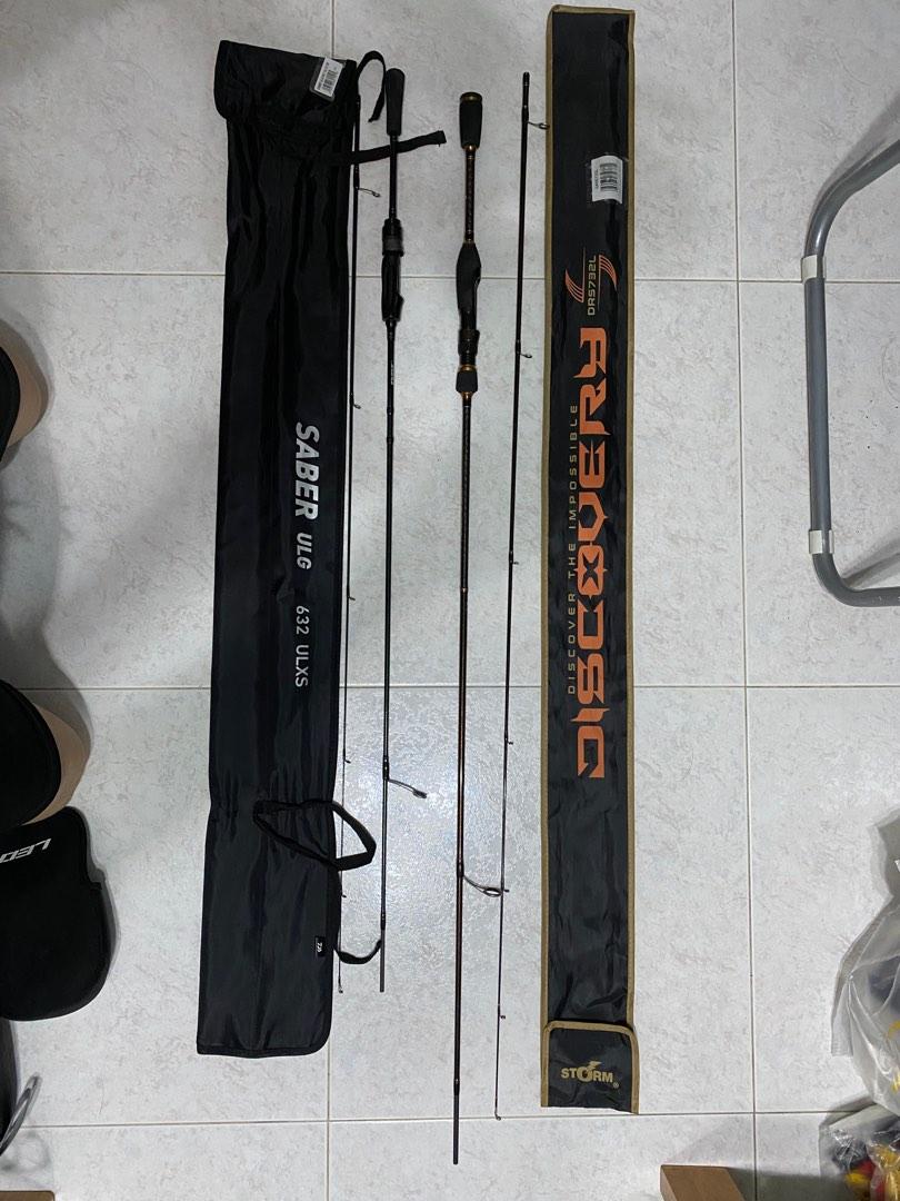 Storm Discovery 732l & Daiwa Saber 634Ulg, Sports Equipment, Fishing on ...