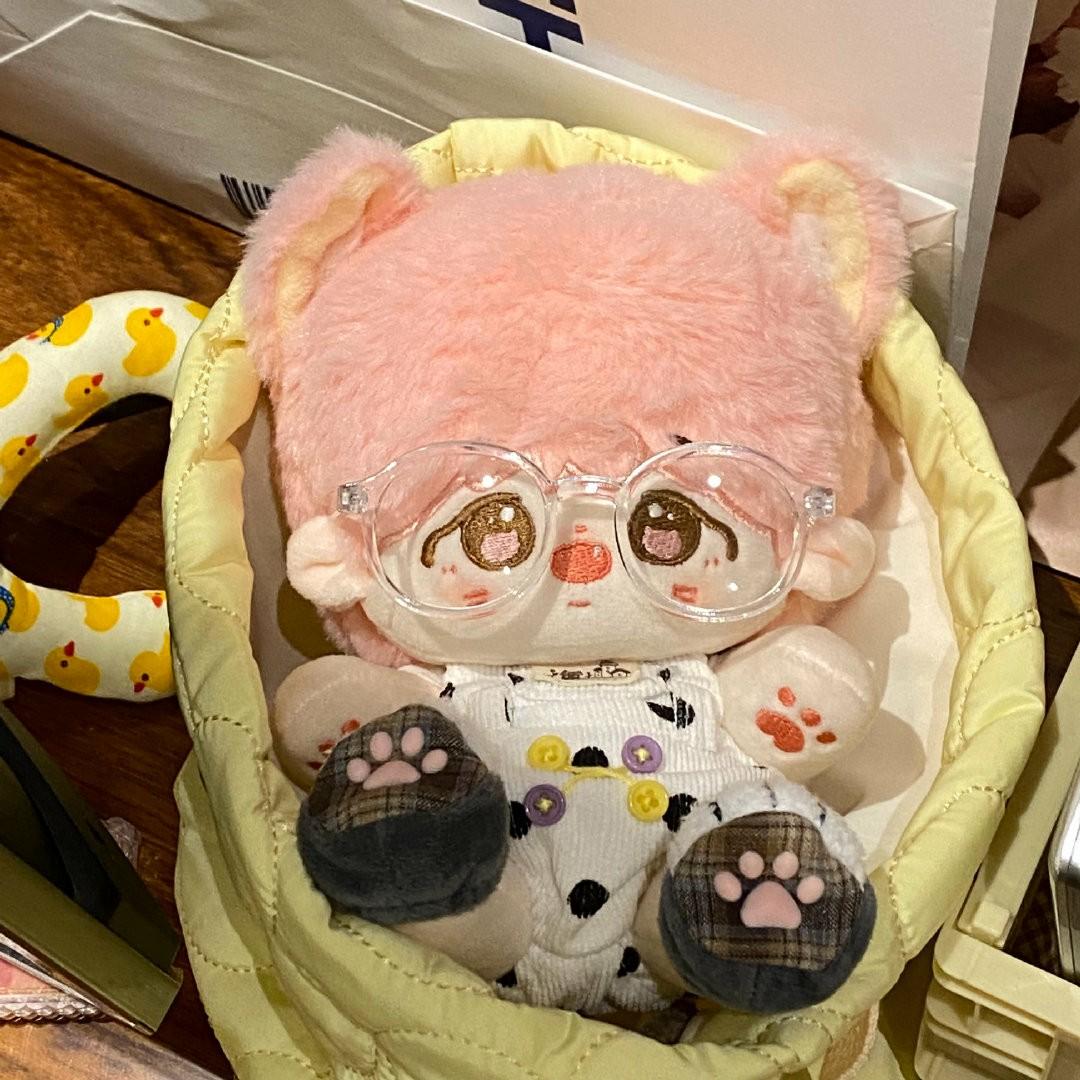 Suga 20cm BTS Doll - Pink Kitty Suga Doll on Carousell