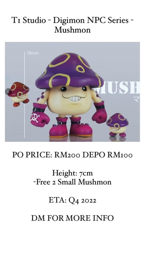 T1 Studio - Digimon NPC Series - Mushmon, Hobbies & Toys, Toys & Games ...
