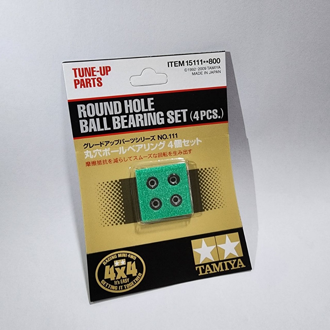 Tamiya 15111 Mini 4WD Round Hole Ball Bearing Set, Hobbies & Toys, Toys ...