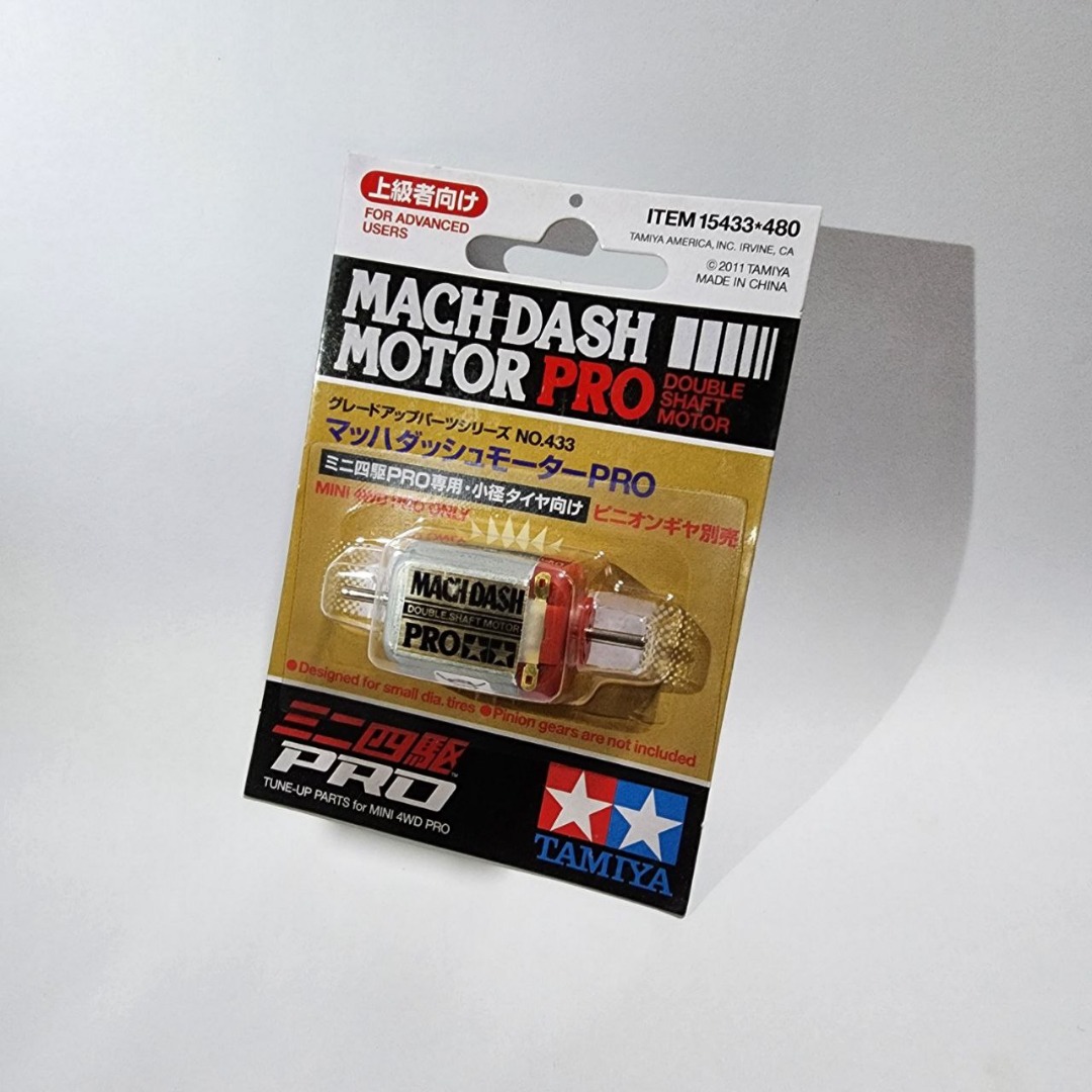 Tamiya 15433 Mini 4WD Mach-Dash Motor Pro (Double Shaft Motor), Hobbies ...
