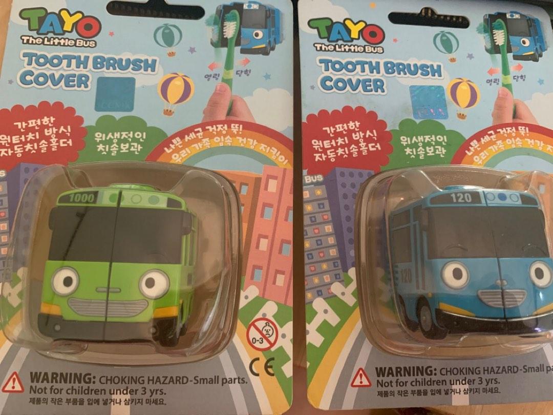 Tayo bus toothbrush cover, Babies & Kids, Bathing & Changing, Baby ...