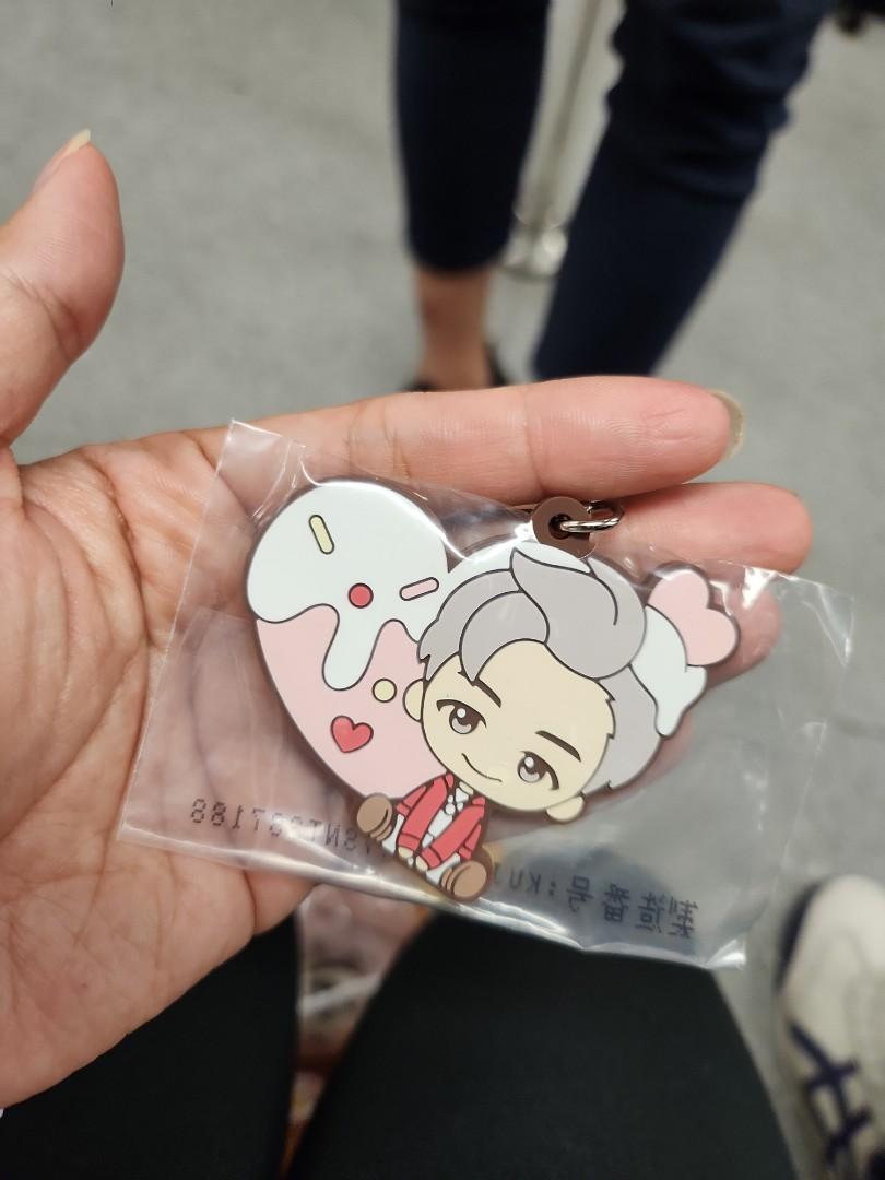 Tinytan Sweet time Plushie Jungkook RM Rubber Keychain, Hobbies & Toys, Toys & Games on Carousell