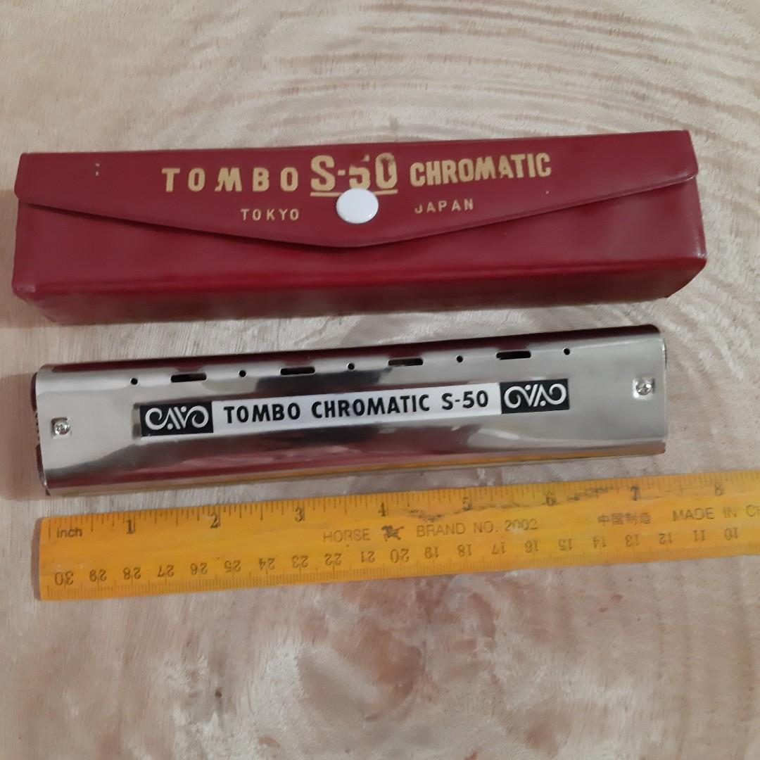 Tombo S-50 Chromatic Harmonica, Hobbies & Toys, Music & Media, Musical Instruments on Carousell