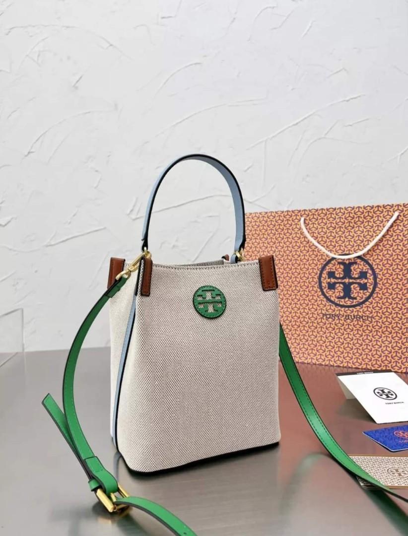 Tory Burch Blake Canvas Bucket, Women's Fashion, Bags & Wallets, Cross ...