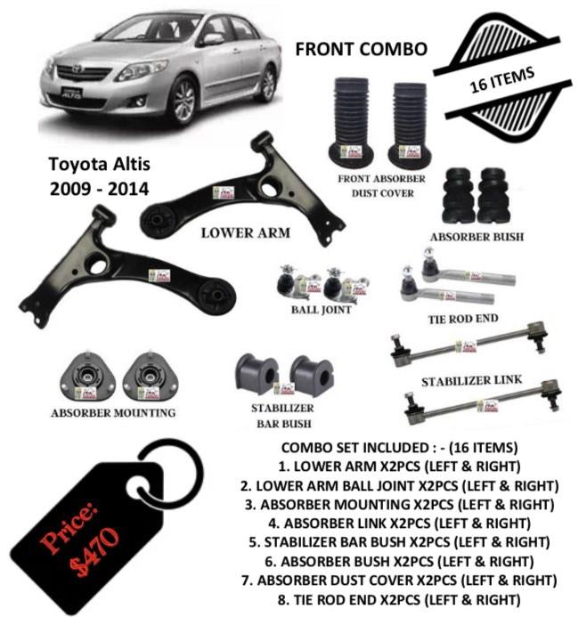 Toyota Altis Suspension, Car Accessories, Accessories on Carousell