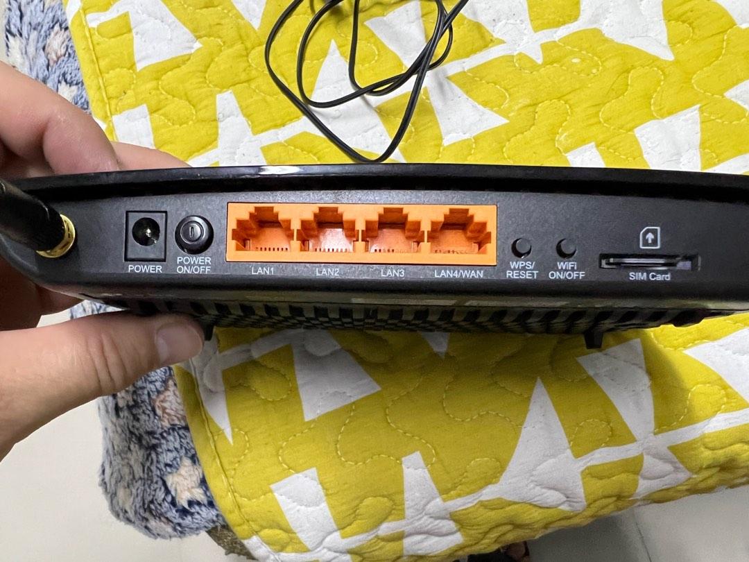 TP link sim card router 300Mbps wireless N 4G LTE, 電腦＆科技, 電腦周邊及配件, Wifi ...