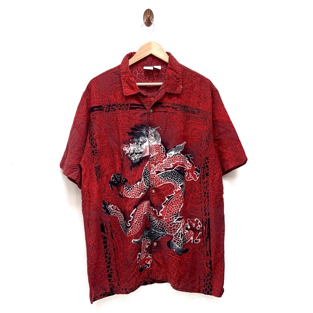 Utility Red Dragon Polo, Men's Fashion, Tops & Sets, Tshirts & Polo ...