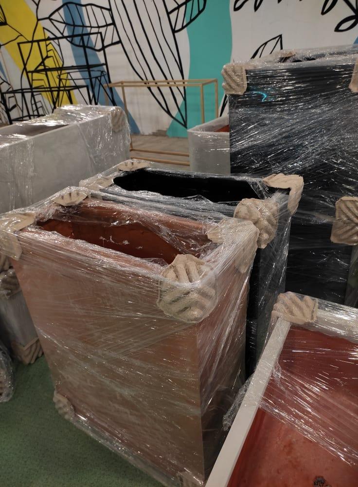 VICTORIA Glass Fiber Reinforced Concrete (GFRC) Planters Plant box Pots ...