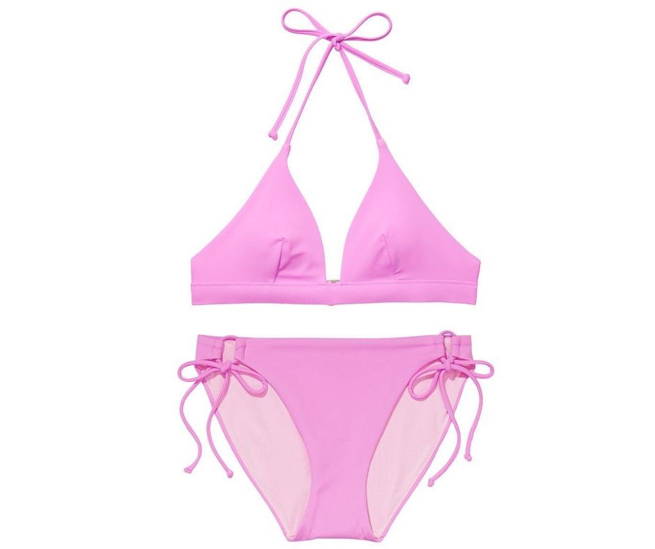 Victoria's Secret VS Medium Bikini 2 piece Swimwear Authentic New Pink ...