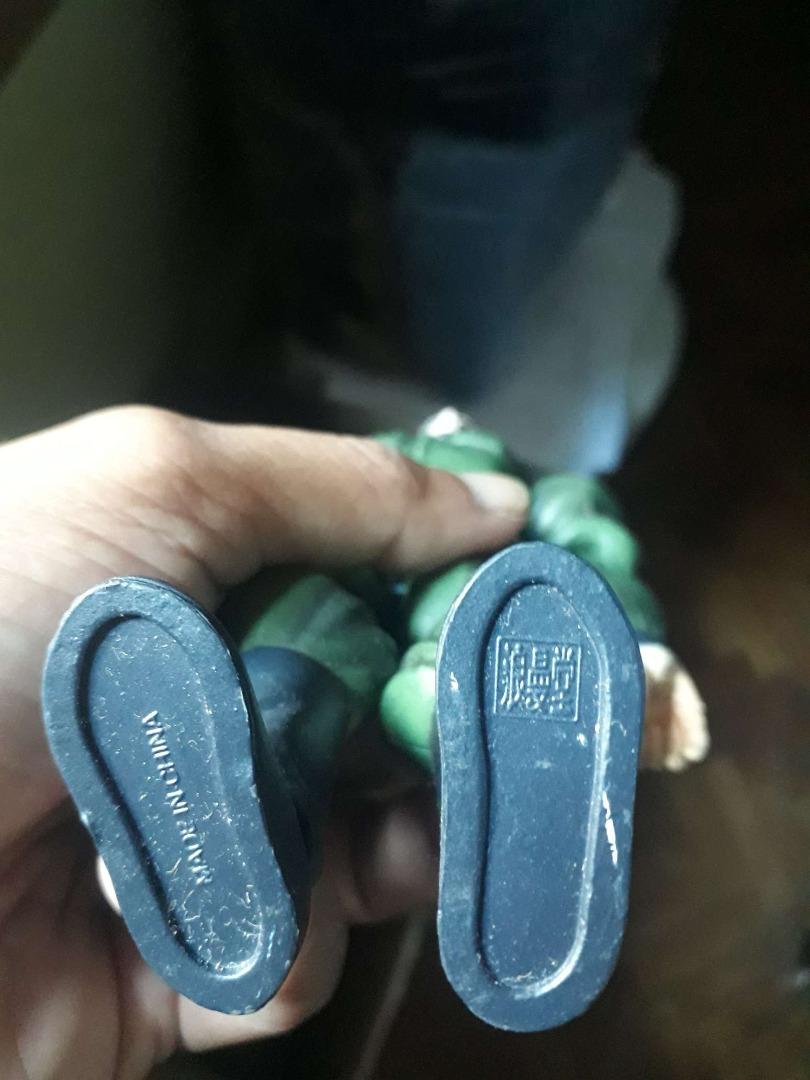 Vintage Kinnikuman Brocken Jr. Green Romando PVC Action Figure JAPAN ...