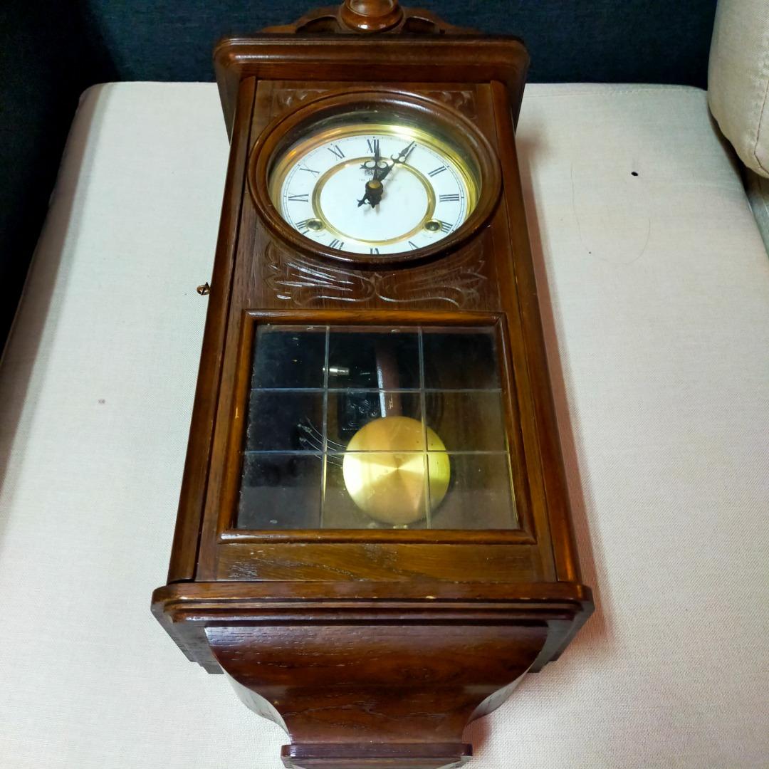 Vintage The Time Manufacturing Co. Parlour Clock, Furniture & Home ...