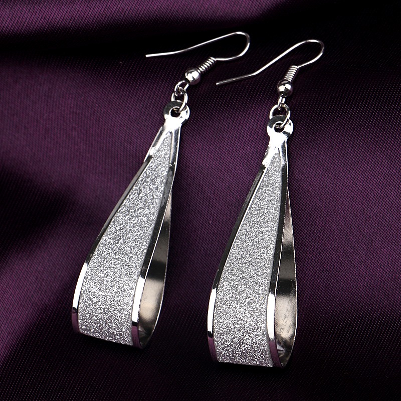 Vintage Water Drop Long Drop Dangle Earrings, Women's Fashion, Jewelry ...