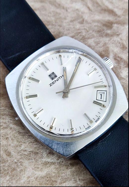 Vintage ZENITH SURF 01.1300.365 Manual Wind Stainless steel 35mm Mens ...