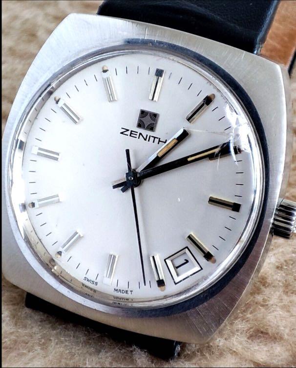 Vintage ZENITH SURF 01.1300.365 Manual Wind Stainless steel 35mm Mens ...