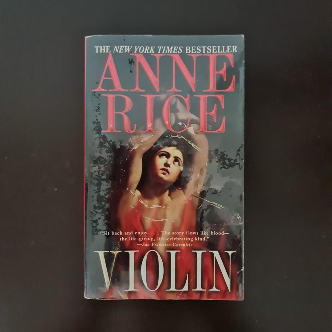 Violin by Anne Rice, Hobbies & Toys, Books & Magazines, Fiction & Non ...