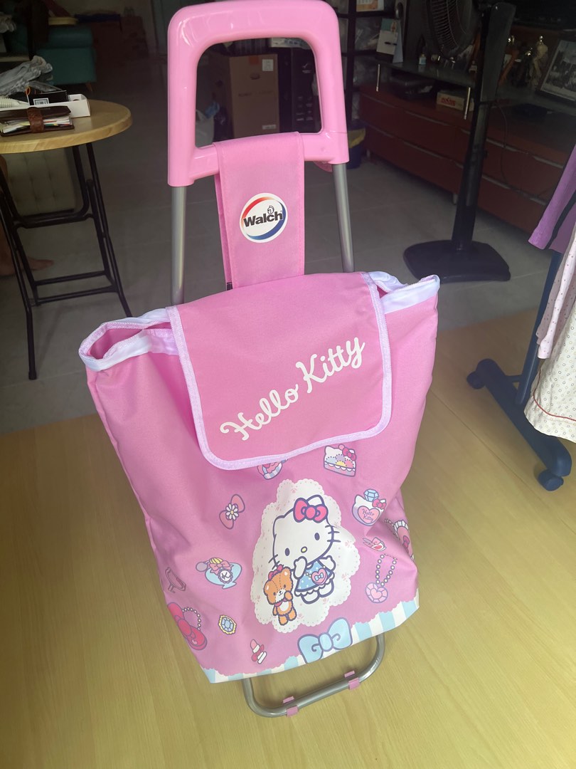 Walch Hello Kitty Trolley, Furniture & Home Living, Home Improvement ...