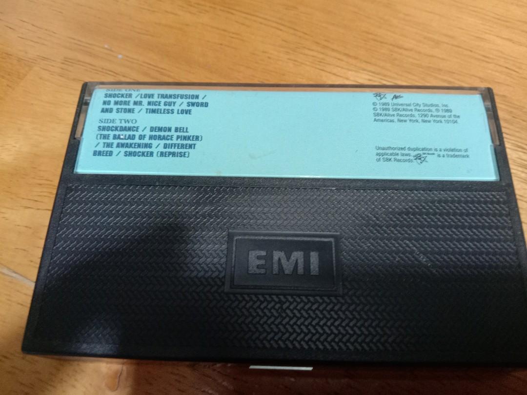 WES CRAVENS SHOCKER OST CASSETTE FEAT MEGADETH,SARAYA, DANGEROUS TOY ...