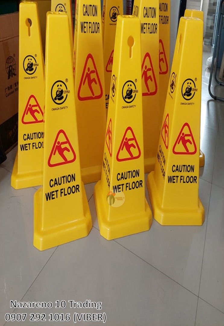 Wetfloor signage 24inches cone type 18, Furniture & Home Living ...