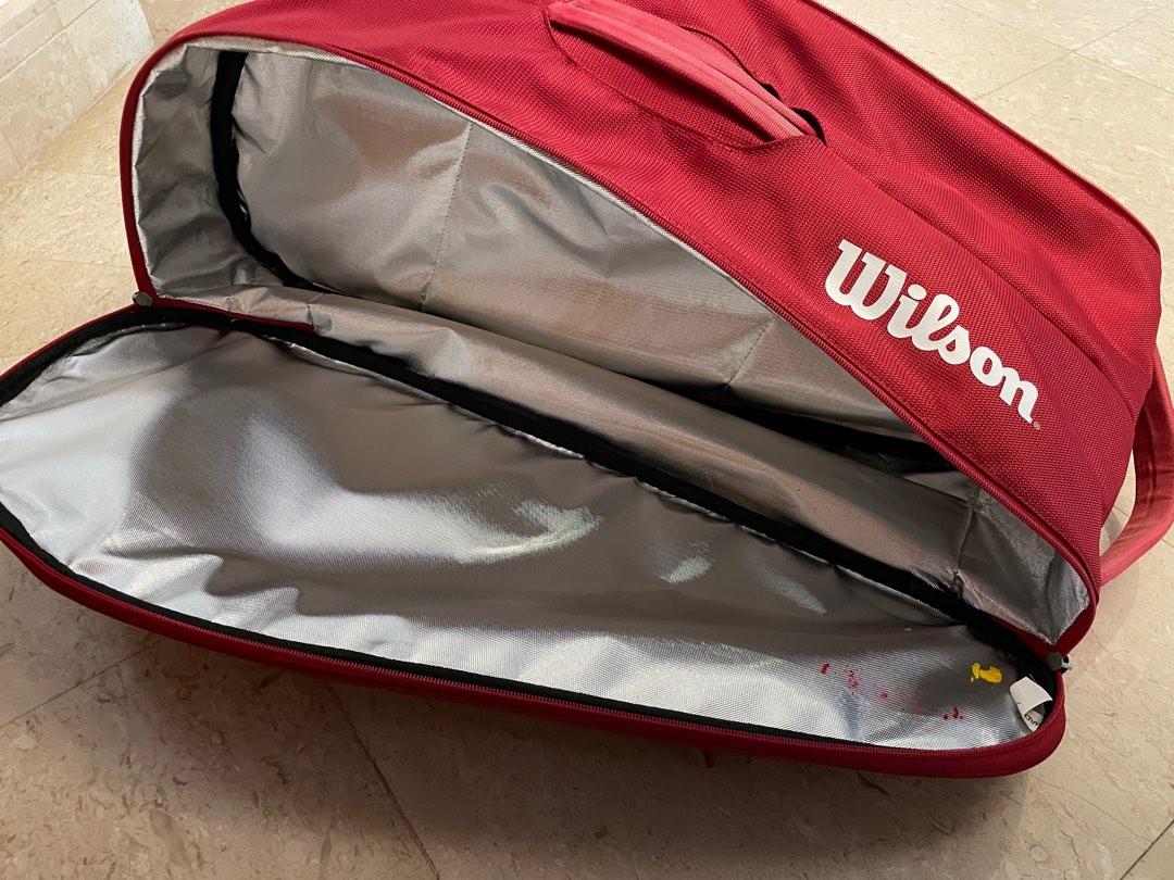 Wilson Roger Federer Racquet Bag Red, Sports Equipment, Other Sports ...