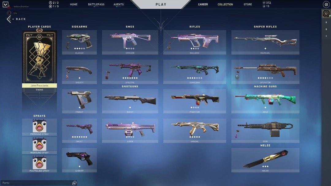 *WTS* 19PREM SKINS STACKED VALORANT ACCOUNT!, Video Gaming, Gaming ...