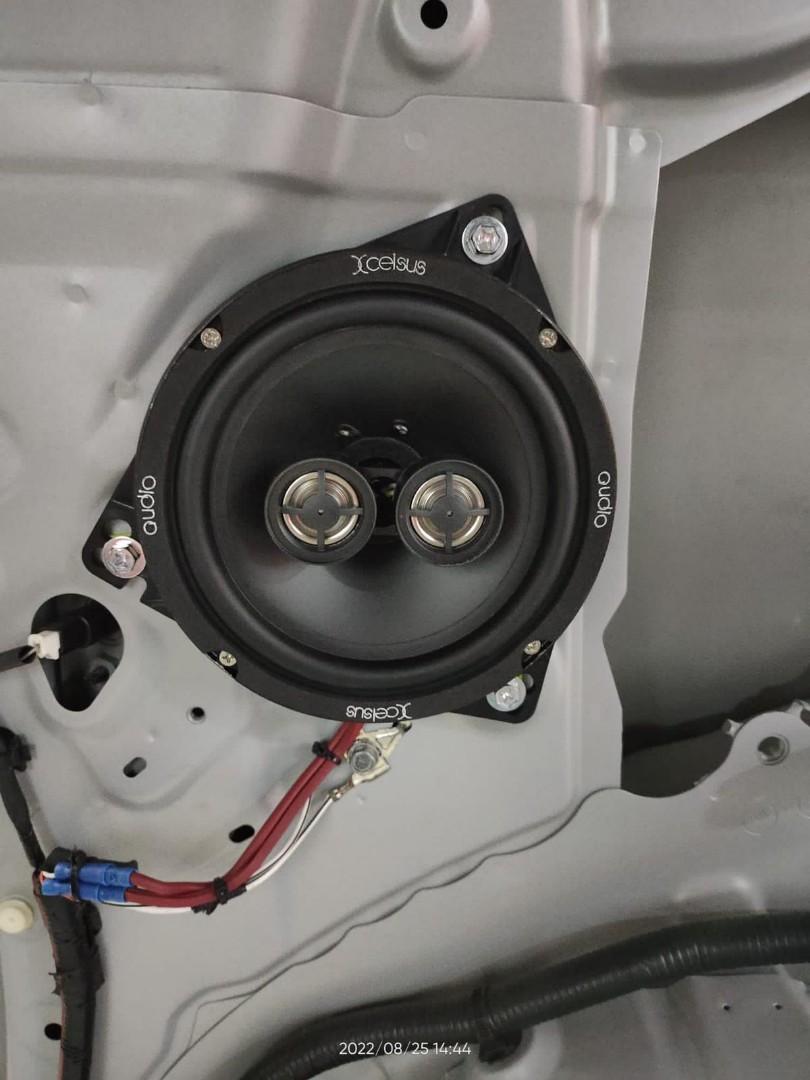 Xcelsus front and rear car speakers roof monitor android player package ...