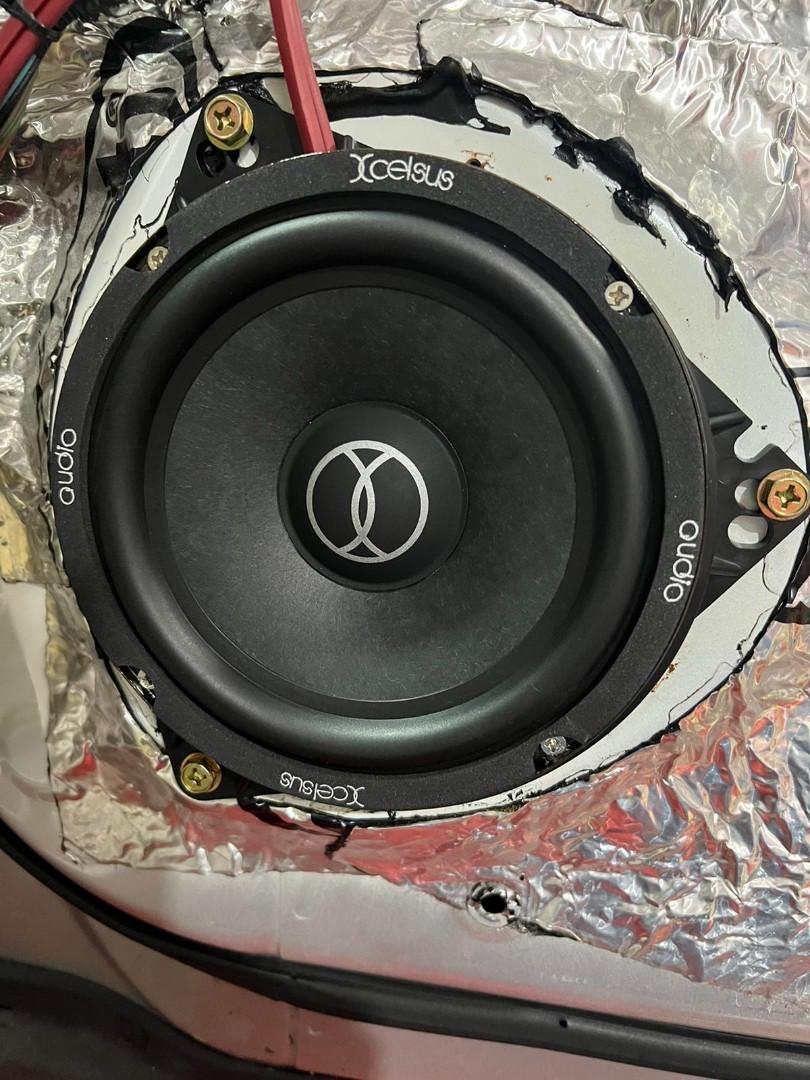 Xcelsus front and rear car speakers roof monitor android player package ...