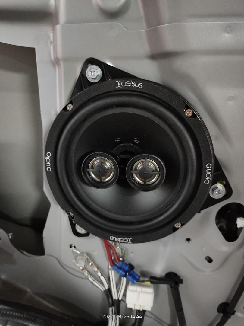 Xcelsus front and rear car speakers roof monitor android player package ...