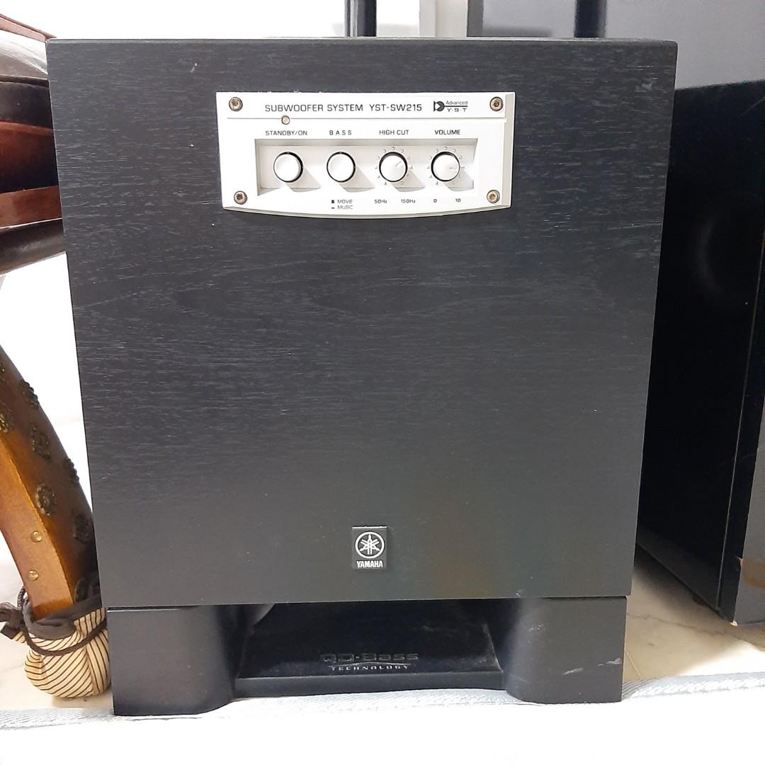 Yamaha YSP-4100 with sub sw215, Audio, Soundbars, Speakers & Amplifiers on Carousell