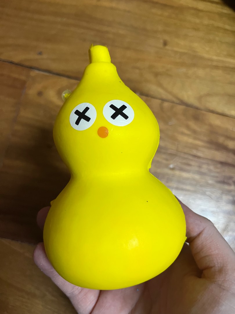 Yellow character squishy, Hobbies & Toys, Toys & Games on Carousell