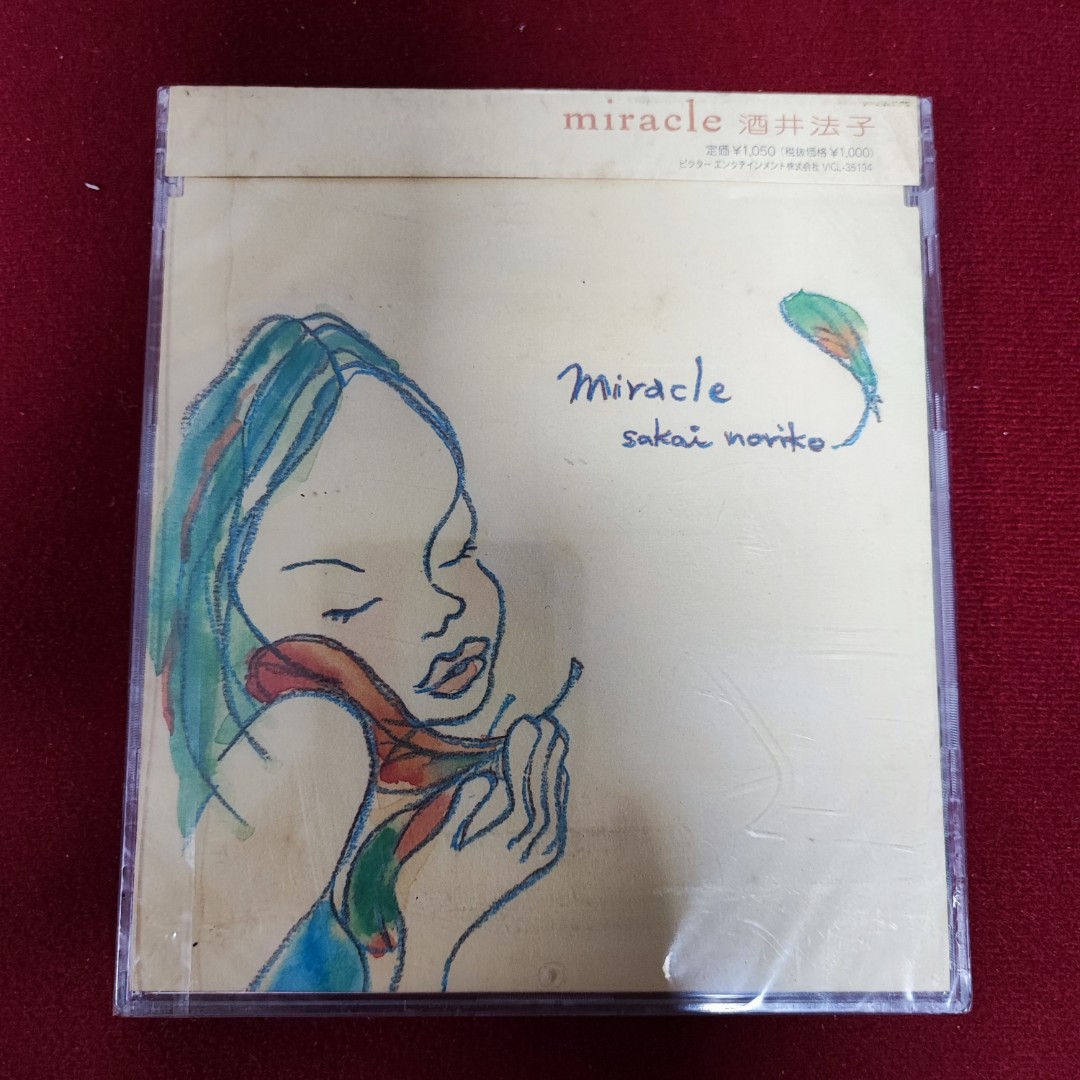 100%new 酒井法子 Miracle CD single 日版 /JVC made in Japan #罕有全新未開, 興趣及遊戲, 音樂 ...