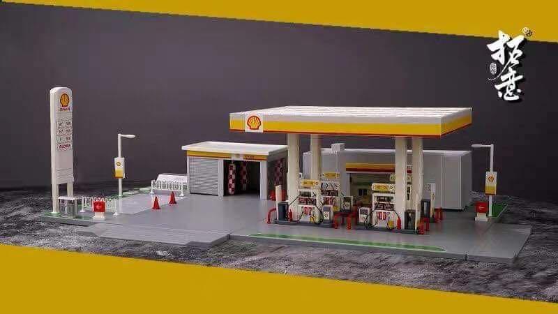 1/64 Shell Gas Petrol station model Democratic china, Hobbies & Toys ...