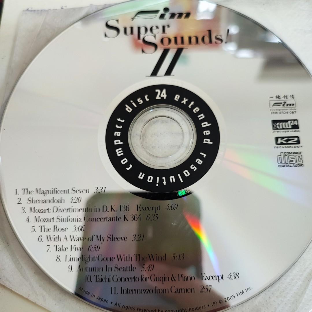 Xxxx90%new FIM Super Sounds! II (XRCD)鑑聽典藏第二集 / FIM 一聽鍾情 #除了精選了被全世界發燒友 ...